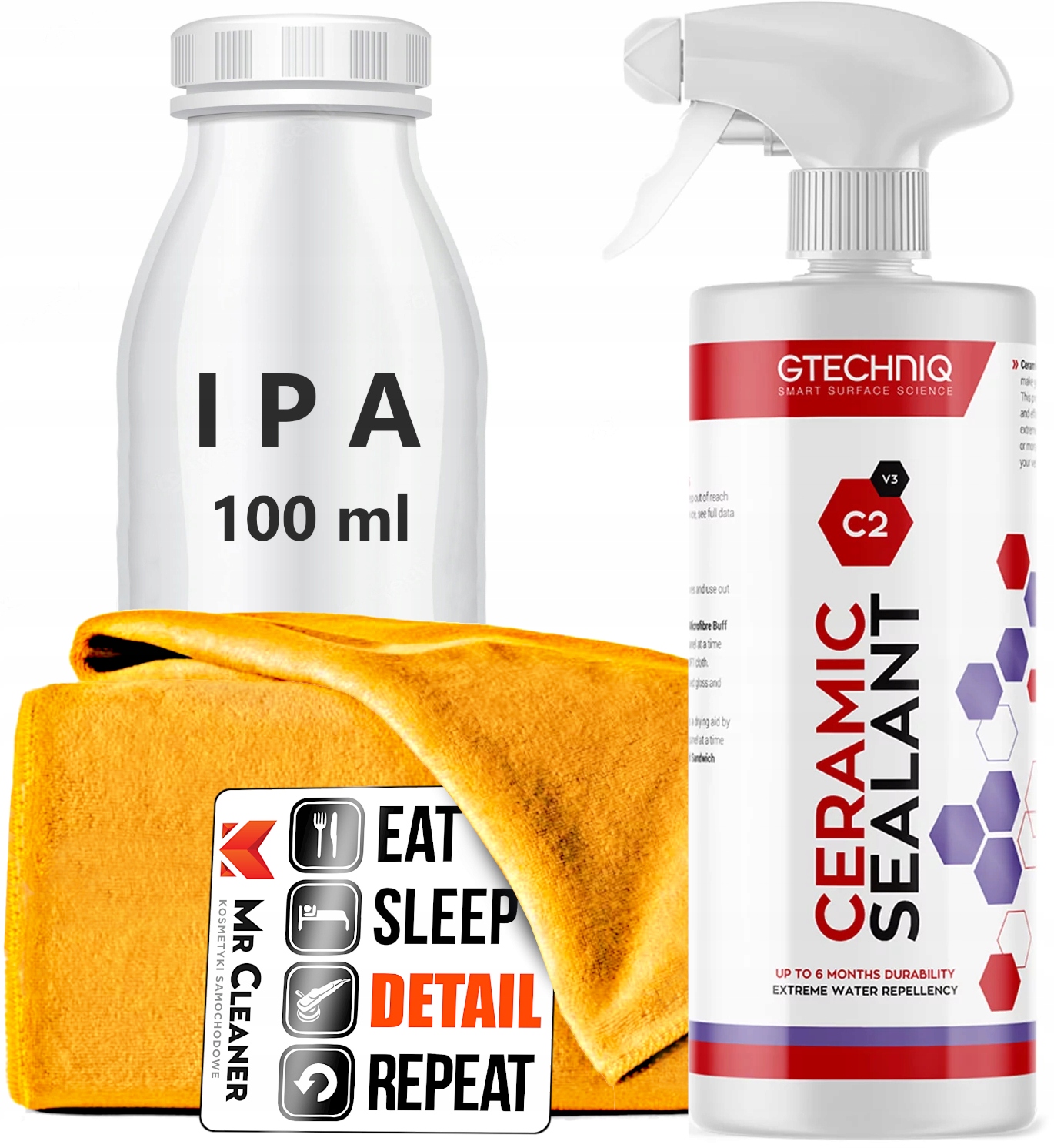 GTECHNIQ C2 CERAMIC SEALANT 250 ML POWŁOKA DO AUTA PROSTA APLIKACJA ...