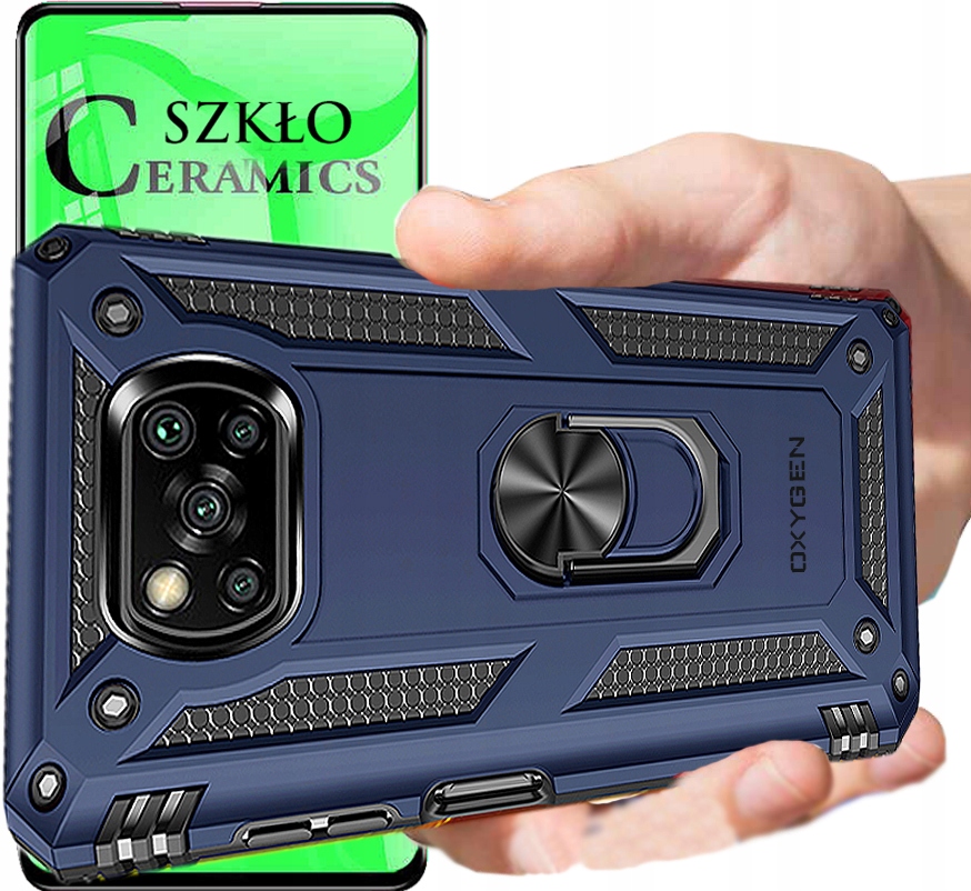 Plecki OXYGEN do Xiaomi POCO X3 Pro niebieski - Sklep, Opinie, Cena w ...