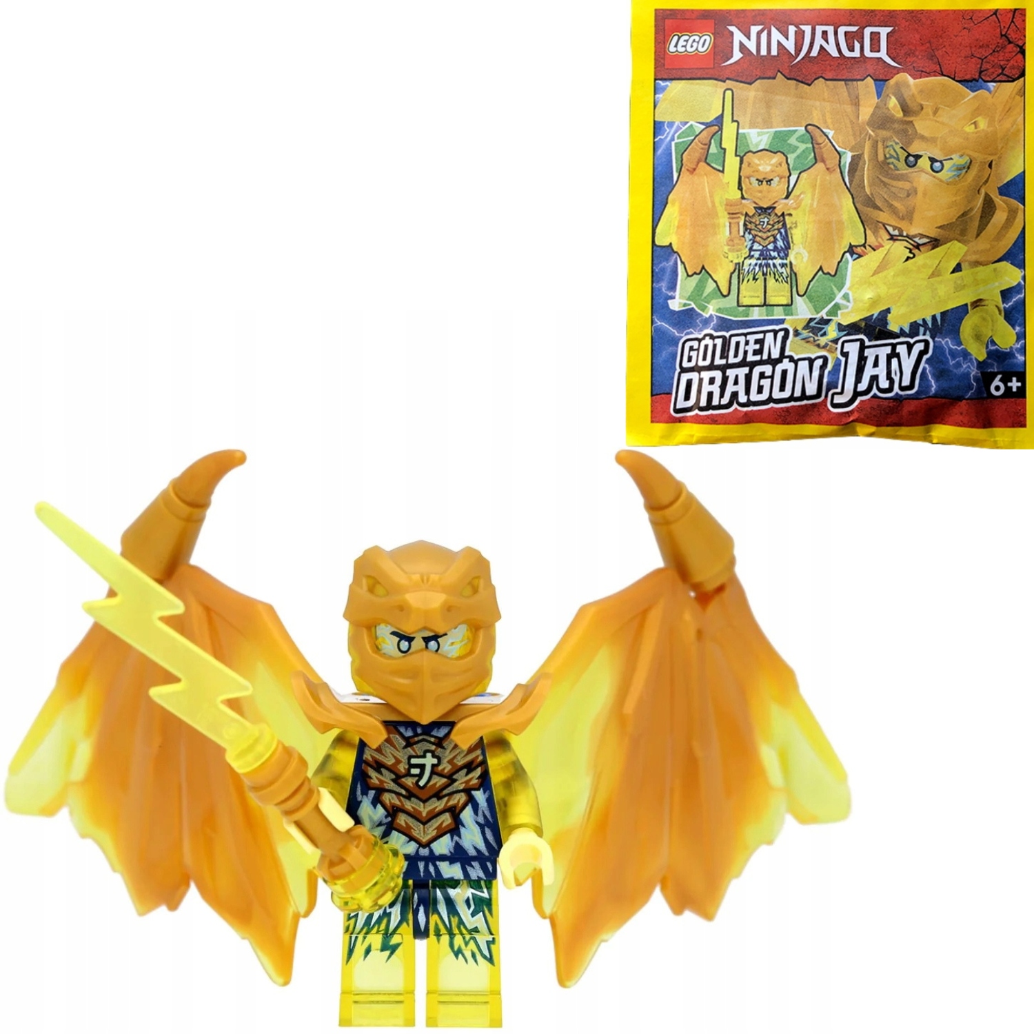 NOWA Lego Figurka Ninjago - Smoczy Jay , Dragon Jay - njo0755 ...
