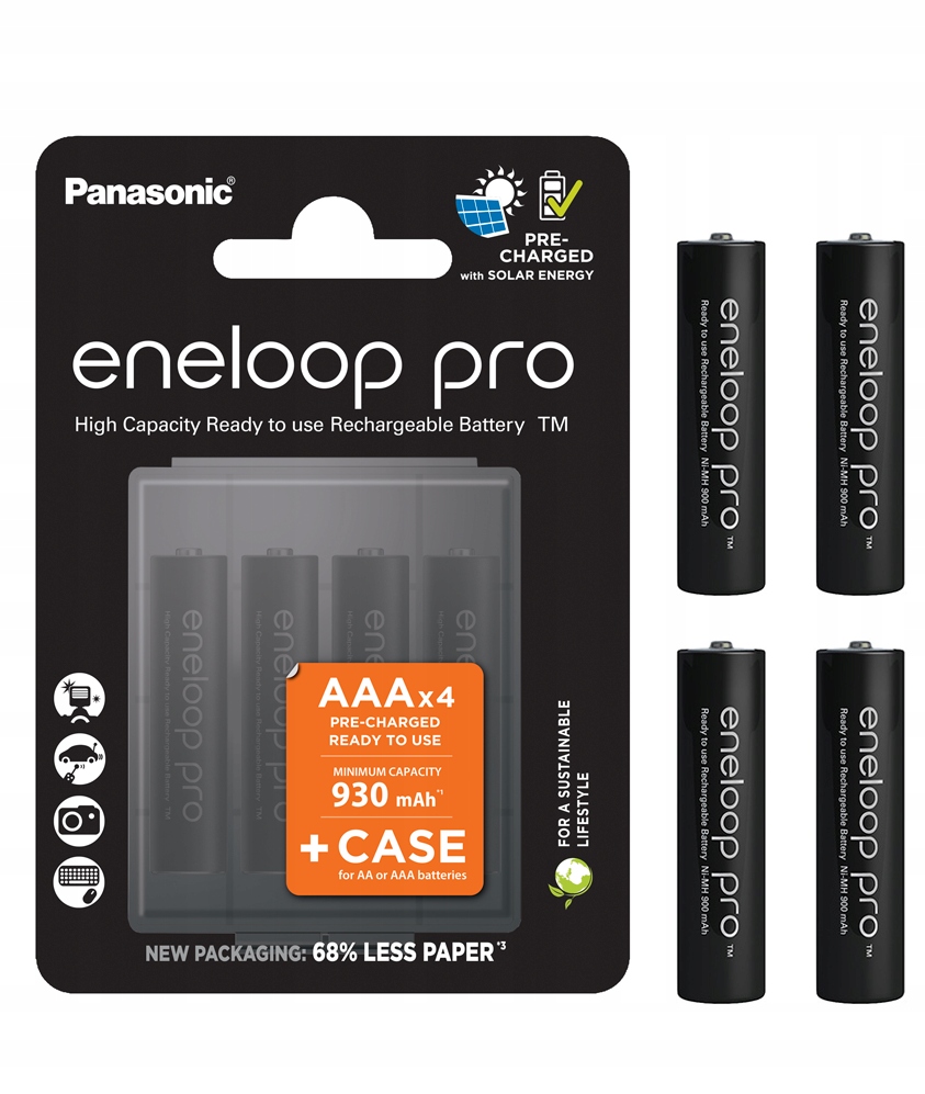 Akumulatorek Eneloop pro AAA 930 mAh 4 szt. NiMH - Sklep, Opinie, Cena ...