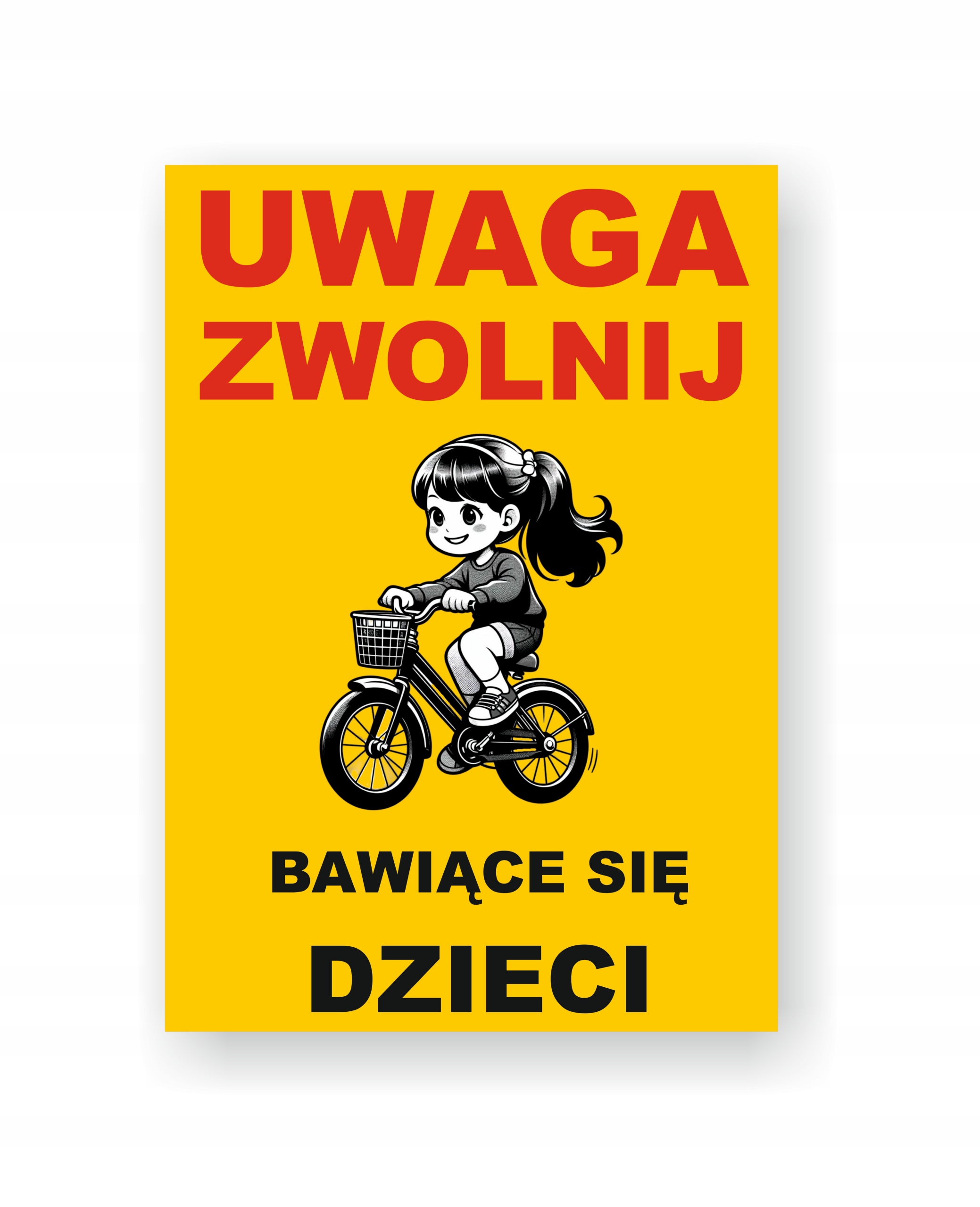 Tabliczka Zwolnij - Niska cena na Allegro.pl