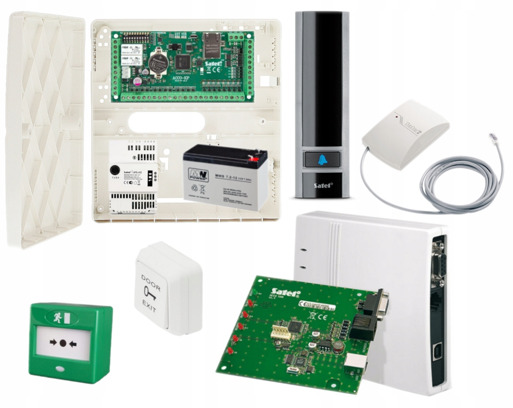 ZESTAW KONTROLI DOSTĘPU ACCO SATEL RFID ZEWNETRZNY (59050333331537 ...