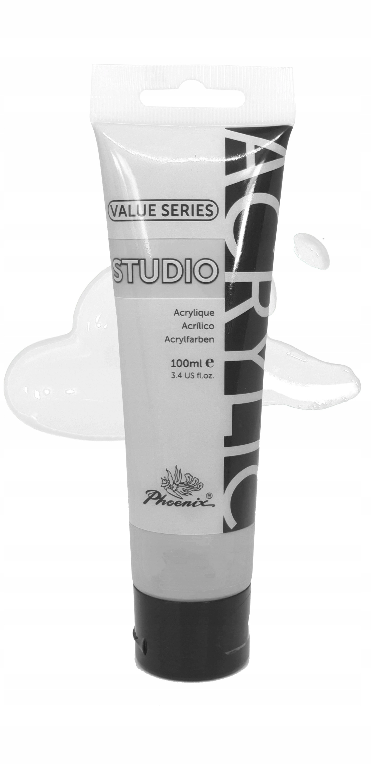 Akrilfesték PHOENIX 100ml - 104 TITANIUM WHITE za 660.00HUF-ért - Allegro