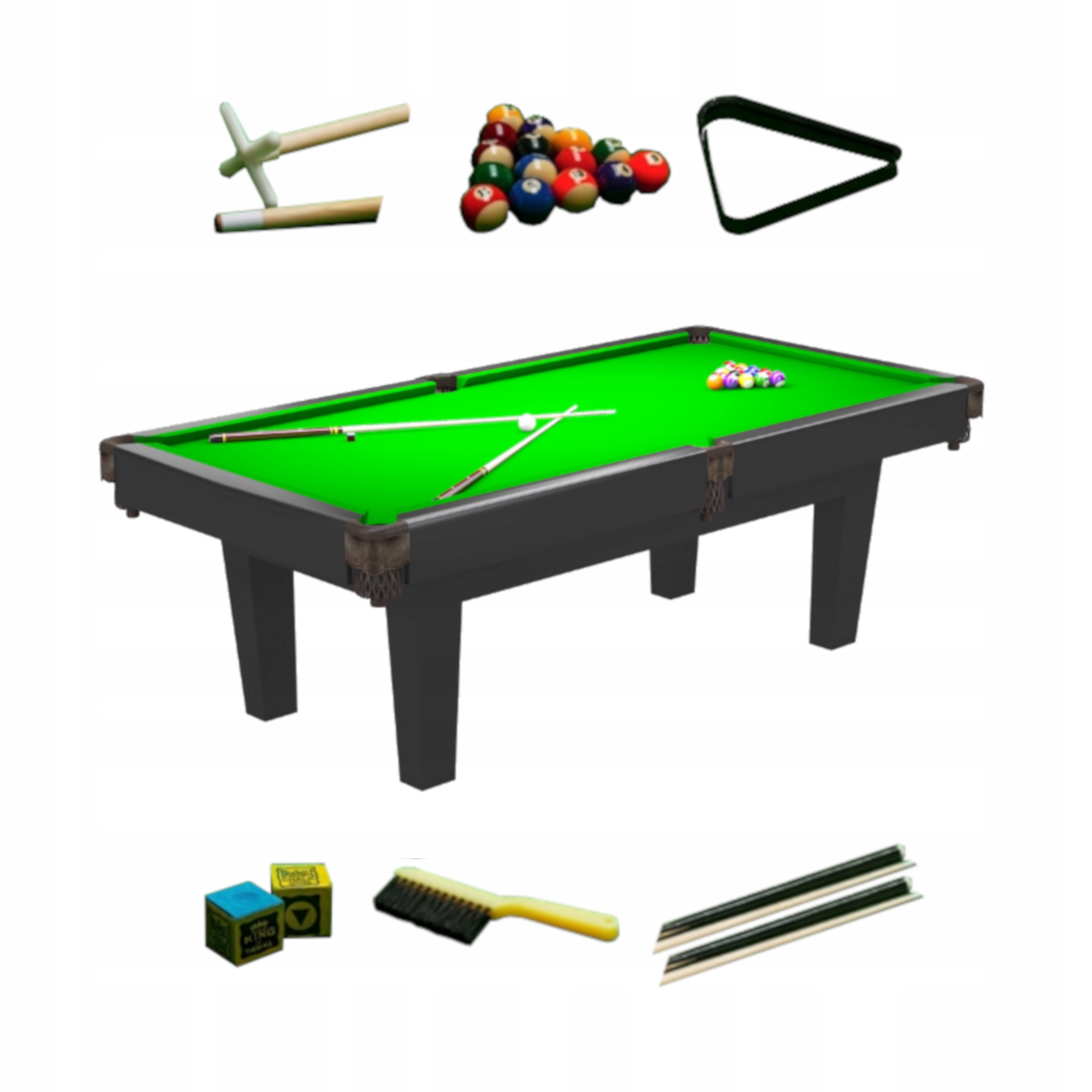 9FT Stół Bilardowy Radley Prime Pool Czarny - 5905255344549 ...