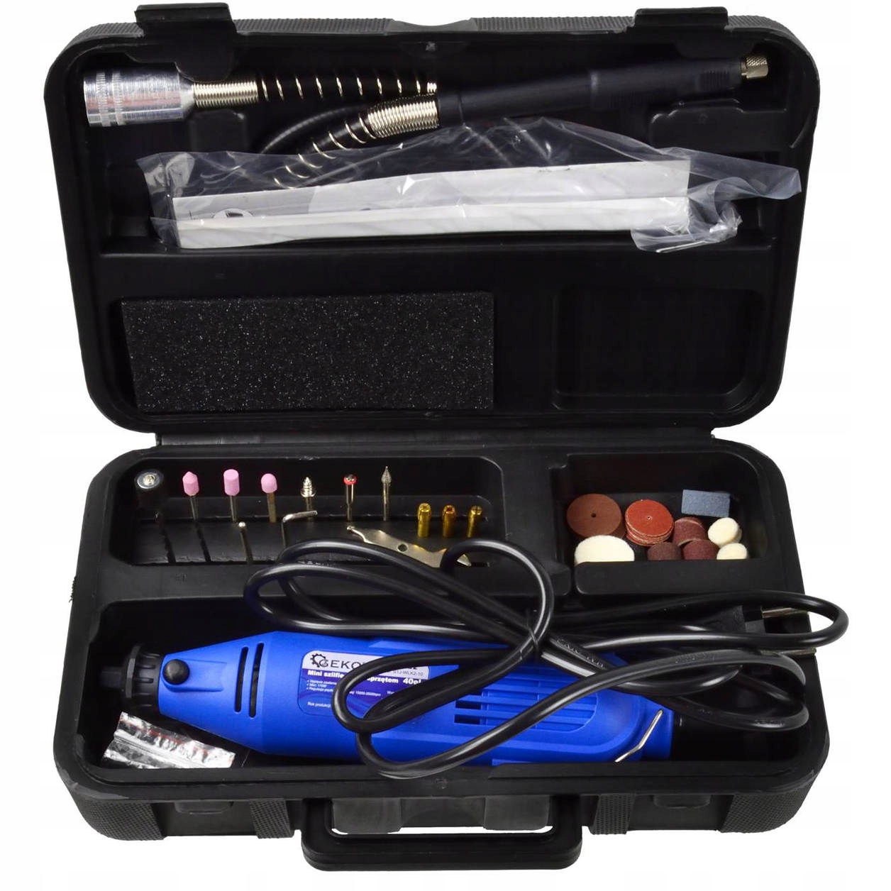 MINI SZLIFIERKA Z OSPRZĘTEM 40el. GEKO (5901477134371) • Cena, Opinie ...