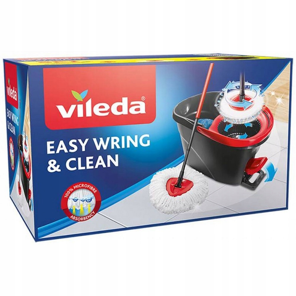 VILEDA mop obrotowy Vileda Easy Wring & Clean mikrofibra (4023103147737 ...
