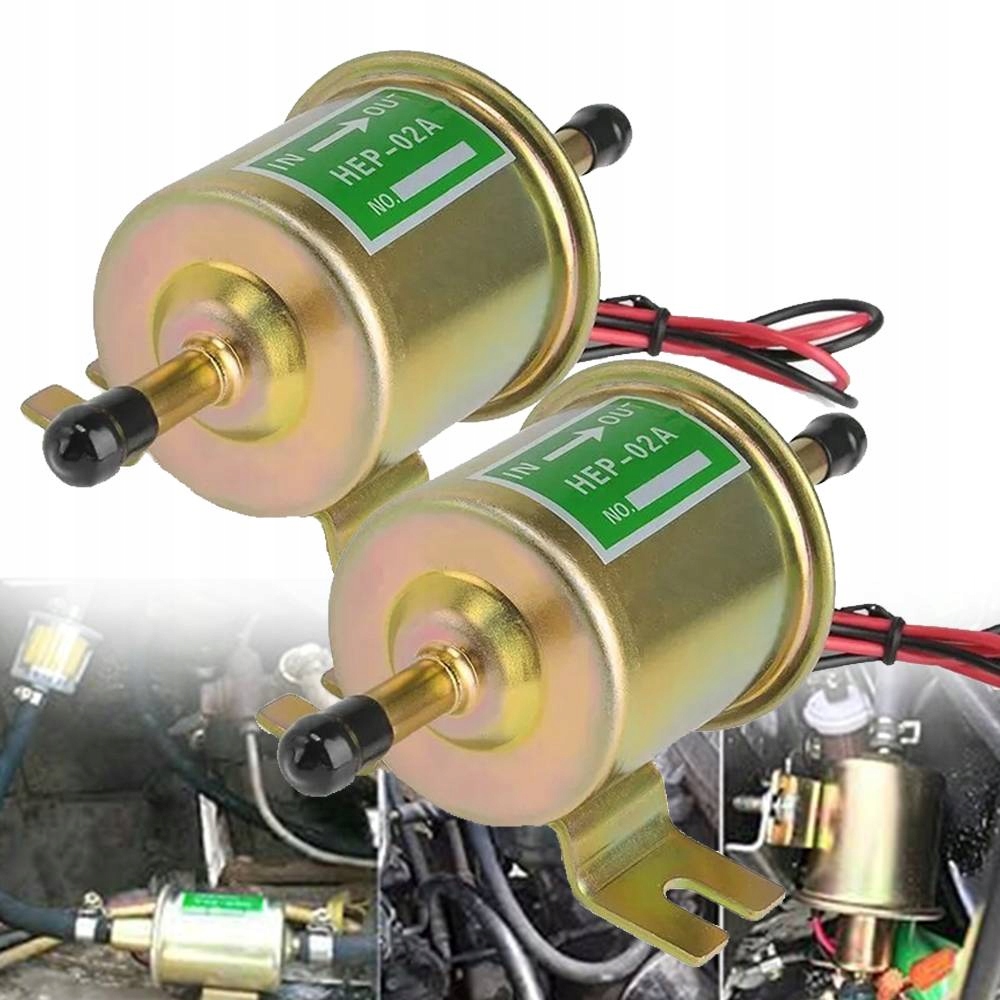 POMPKA POMPA ELEKTRYCZNA PRZEPŁYWOWA DO PALIWA OLEJ UNIWERSALNA HEP-02A 12V 6905534696276 za 99 ...