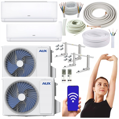 Klimatyzator ścienny AUX Q-SMART ECO [AUX-24QG] 7.2 kW WiFi • Cena, Opinie 17542433822 • Allegro