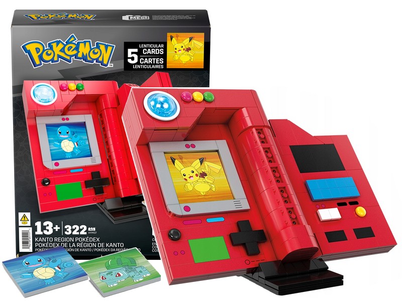 Mega Pokemon Pokedex z Kanto Klocki Konstrukcyjne HYM37 (194735251117 ...