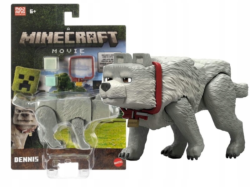MINECRAFT MOVIE figurka filmowa WILK DENNIS + akcesoria (194735304318 ...