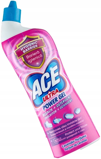 Ace ULTRA POWER GEL żel czyszczenie WC 750 ml (8001480024540) • Cena ...