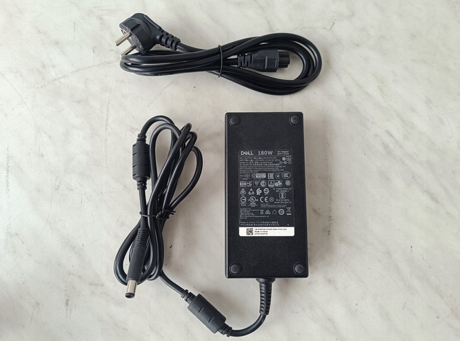 ORYGINALNY ZASILACZ DELL 180W 7.4 x 5.0 PIN 19,5V 9.23A HA180PM180 + KABEL w Ostrów Wielkopolski ...