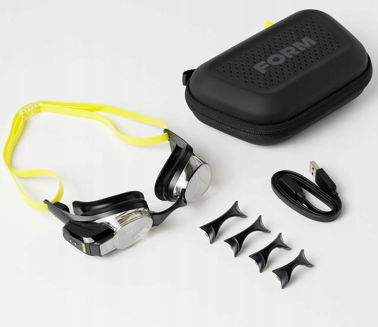 FORM Smart Swim 2 inteligentne okulary do pływania aplikacja tętno ...