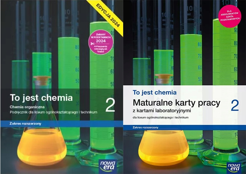 To jest chemia 2 LO KOMPLET Rozszerzony NOWA ERA Edycja 2024 Maria ...