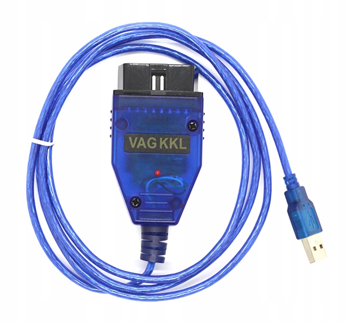 KABEL INTERFEJS VAG - COM DO VW SKODA AUDI OBD2 USB PRZEWÓD ...