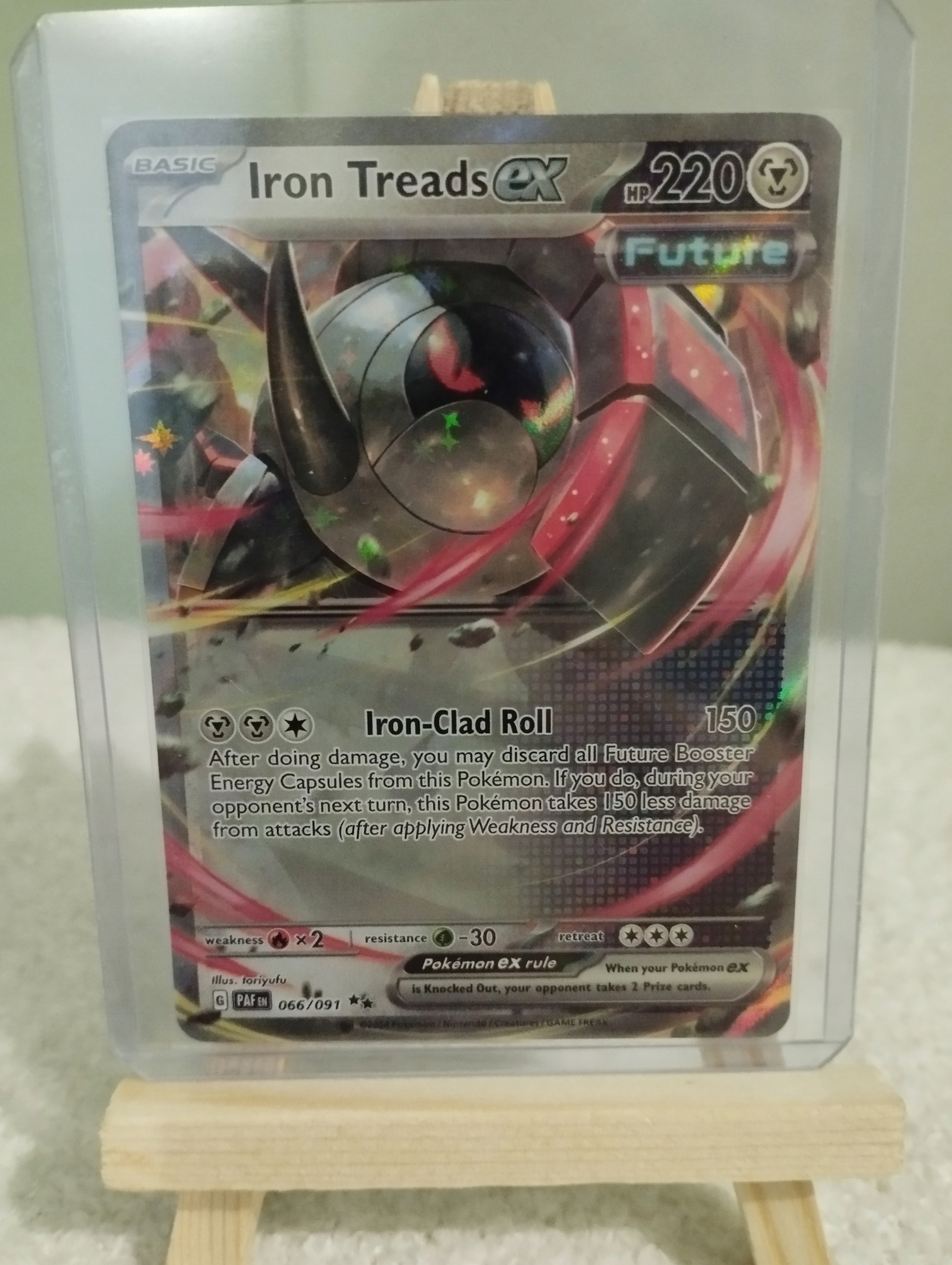 Iron Treads ex (PAF 066) - 66/91 - Double Rare - Paldean Fates - Stan ...