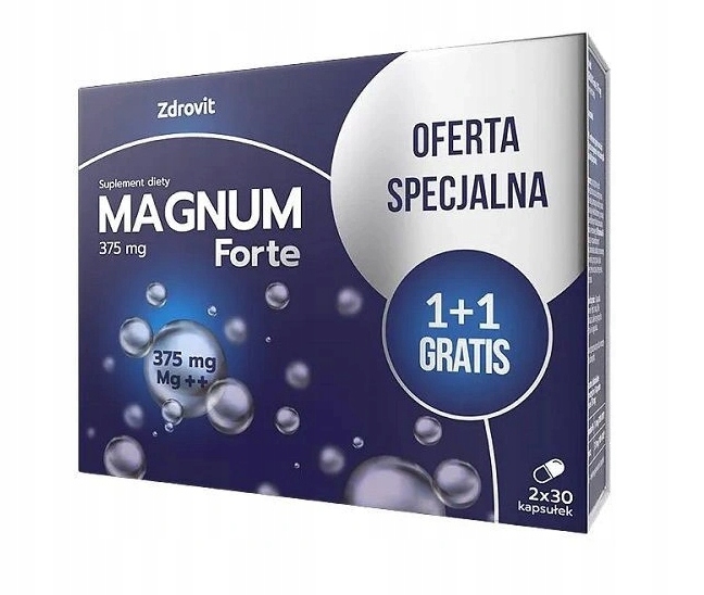 Suplement diety N.P.Zdrovit Magnum Forte magnez kapsułki 60 szt ...