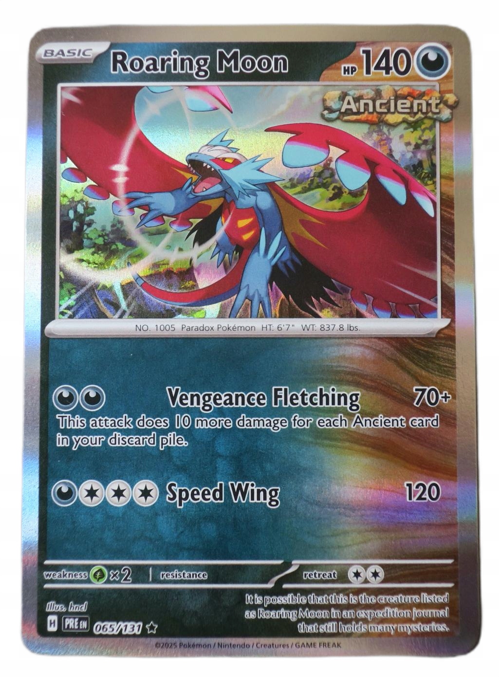 Roaring Moon (PRE 065) - 65/131 - Holo - Prismatic Evolutions - Stan: Nowy 1.90PLN - Sklepy ...