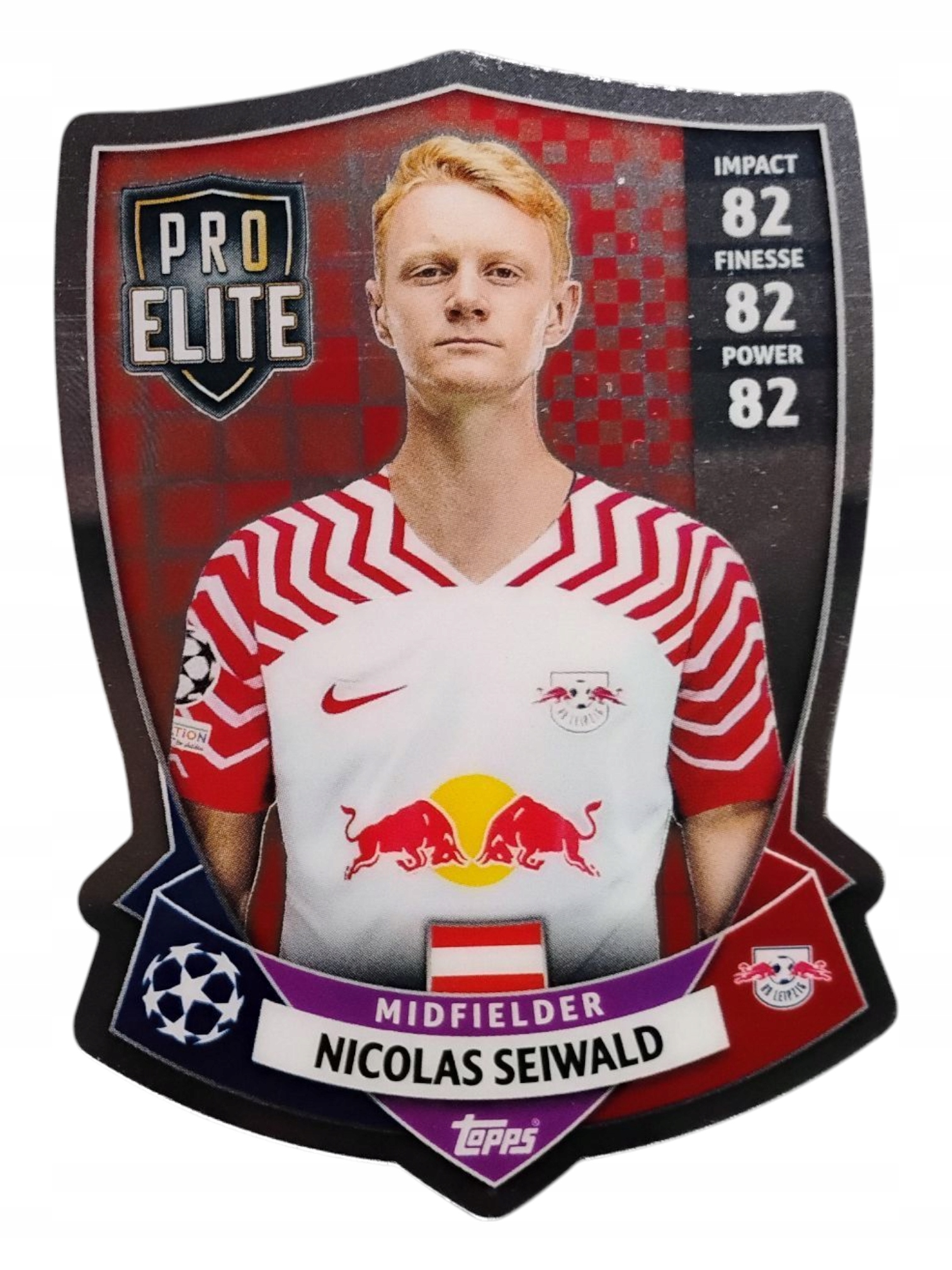 TOPPS MATCH ATTAX 2023-2024 PRO ELITE CHROME SHIELD NICOLAS SEIWALD ...