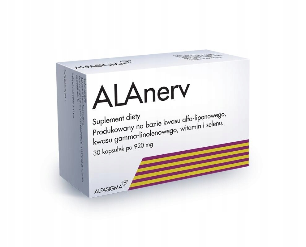 ALAnerv kaps.miękkie 30 kaps. (8020030000520) • Cena, Opinie • Pamięć ...