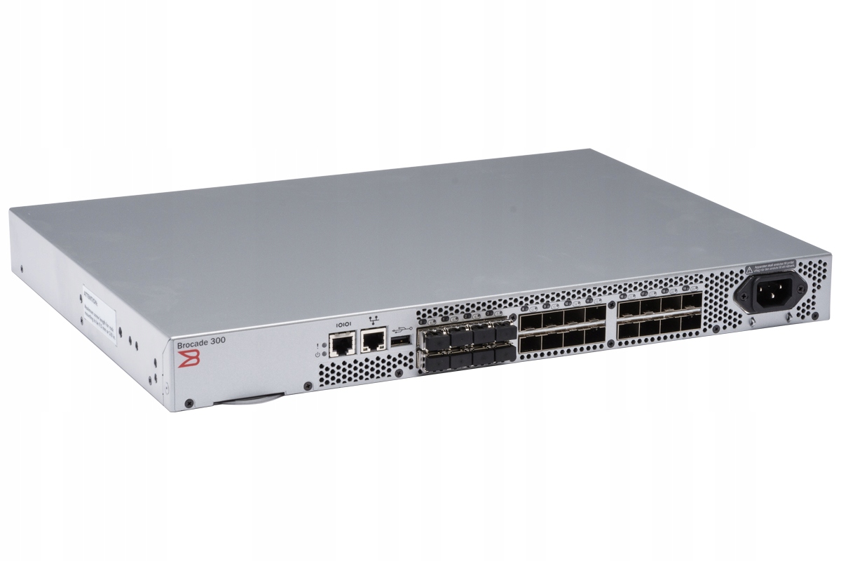 Brocade 300 24x SFP+ Ports (8 Active) Switch w/ 8x - Sklep, Opinie ...