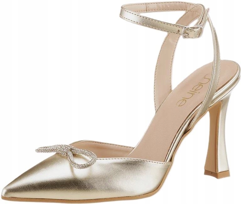 HEINE CZÓŁENKA BEZ PIĘTY ZŁOTE 36 17161192754 - Allegro.pl