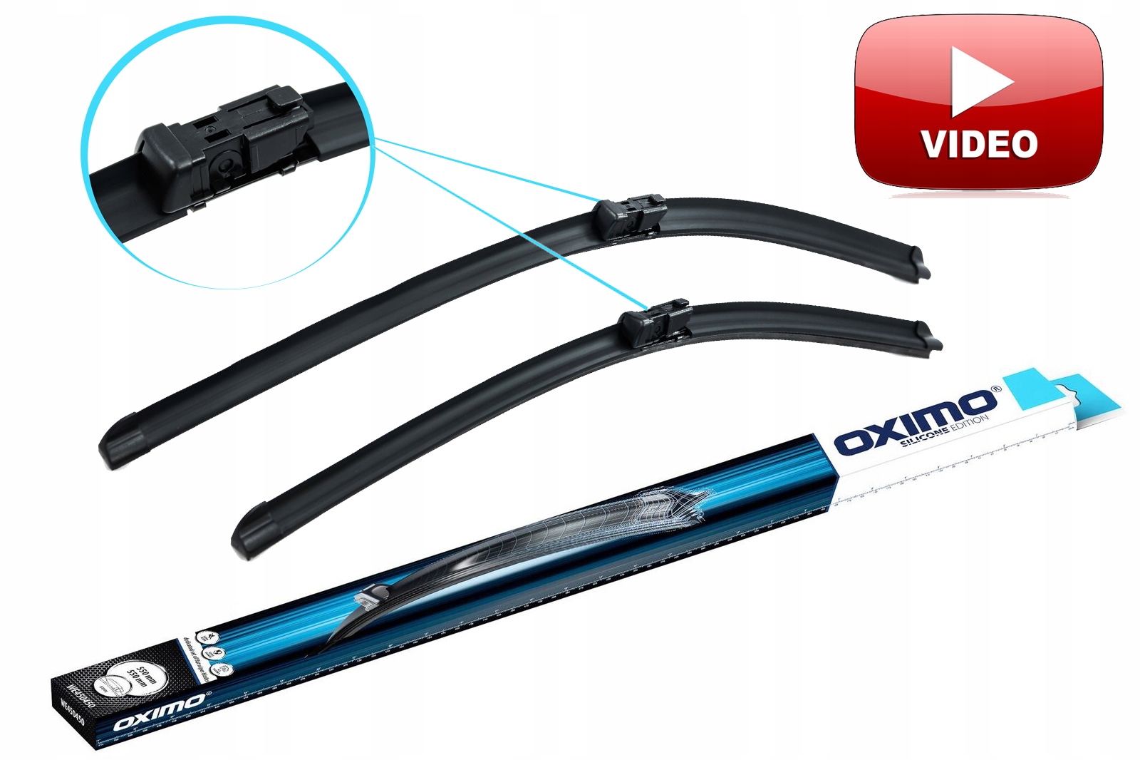 WWycieraczki dedykowane kpl OXIMO płaskie 600/500 5901549338928 za 47 ...