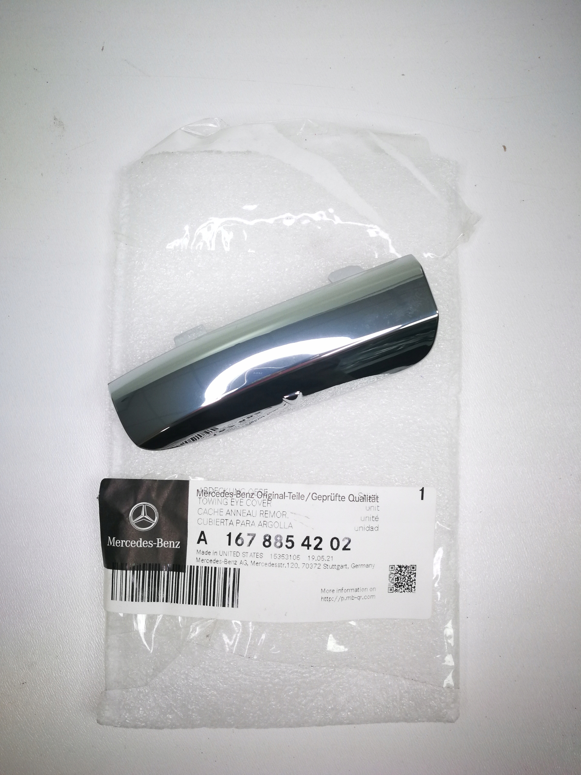 Osłona ucha holowniczego MERCEDES GLE A1678854202 A1678854202 za 167,99 ...