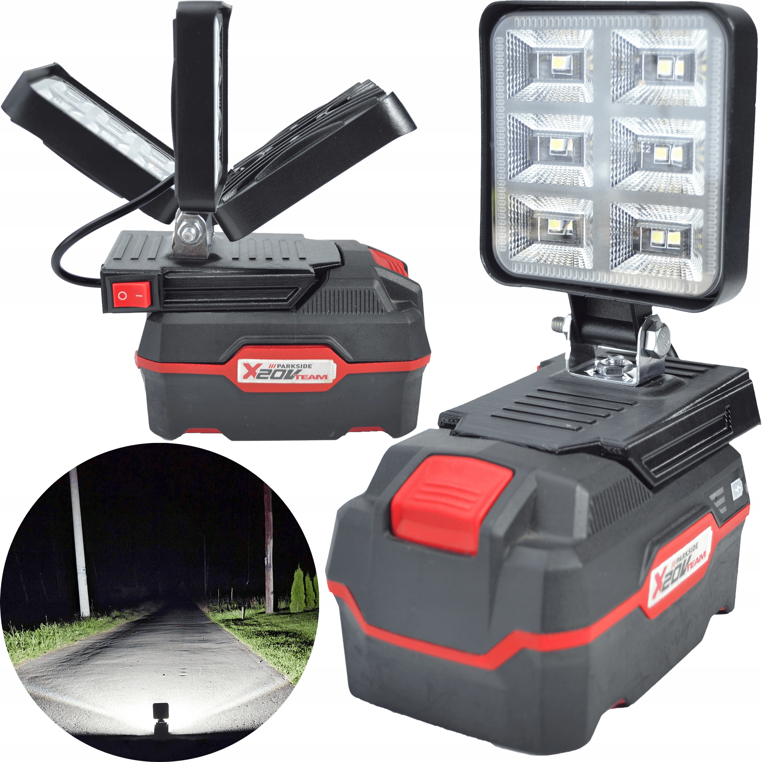 LAMPA DO PARKSIDE X20V HALOGEN ROBOCZY LED NA AKUMULATOR 5904978311678 ...