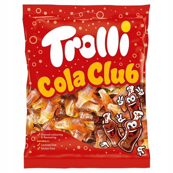 Trolli Żelki Cola Club Butelki Coli 100g -4 (4003084319361) • Cena ...