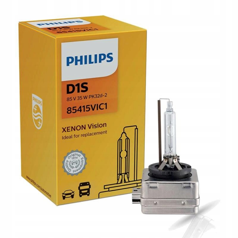 Philips D1S Vision Xenon Żarnik 4300K 35W 85V 8727900364736 za 299 ...