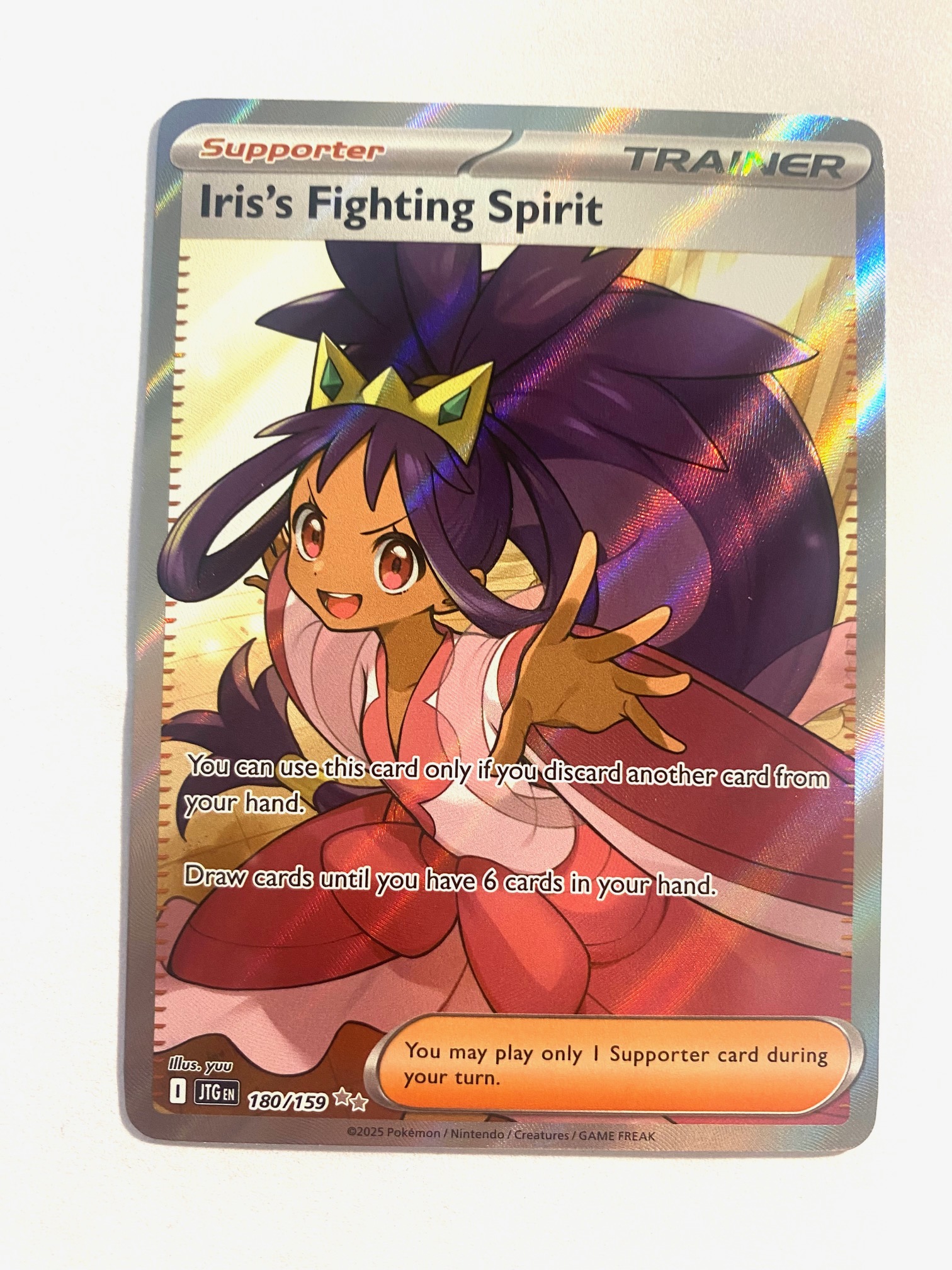 Journey Together Full Art 180/159 Iris's Fighting Spirit - Stan: Nowy ...