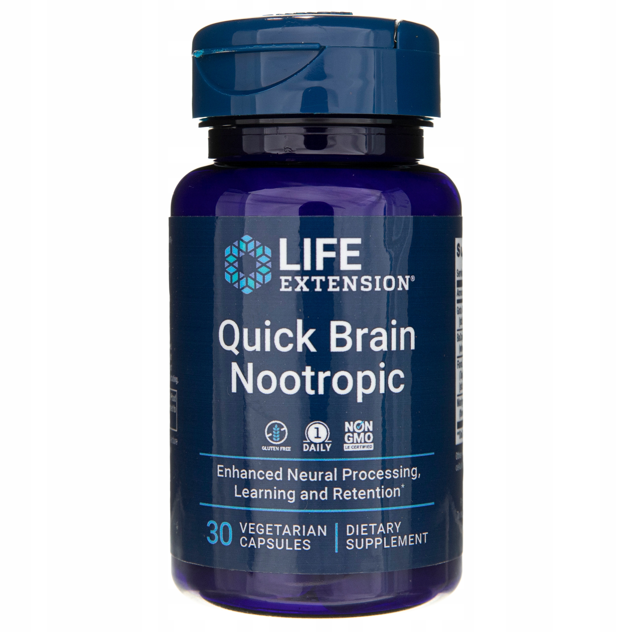 Life Extension Quick Brain Gotu kola 30 kapsułek (737870240631) • Cena ...