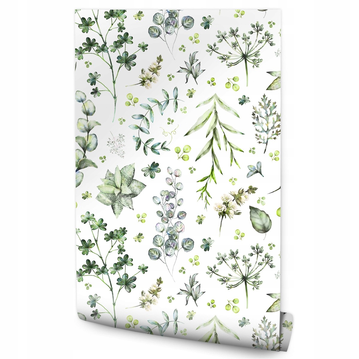 Tapeta polní listy květiny rostliny do jídelny za 932.00CZK - Allegro