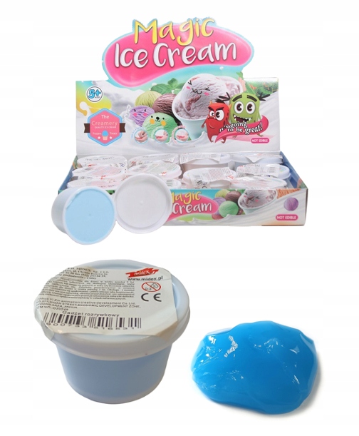 SLIME GLUTEK MASA PLASTYCZNA SENSORYCZNA ROZCIĄGLIWA GALARETA RÓŻNE ...