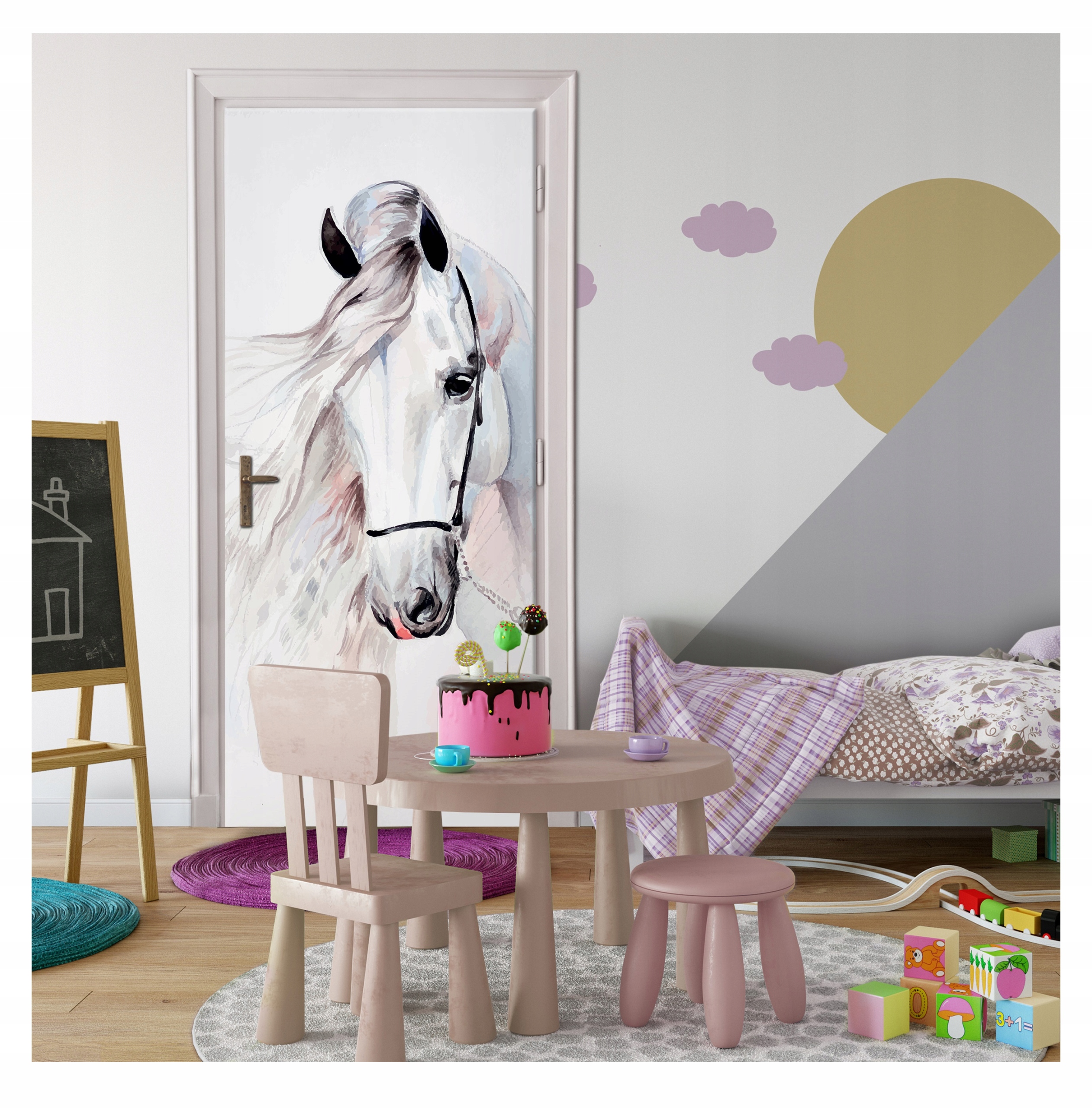 Nálepky pro děti Samolepicí tapeta na dveře za 588 Kč - Allegro