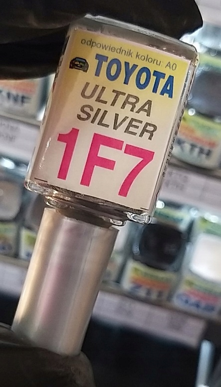 Zaprawka do rys 10ml TOYOTA 1F7 ULTRA SILVER 5906379507612 za 17.50PLN ...