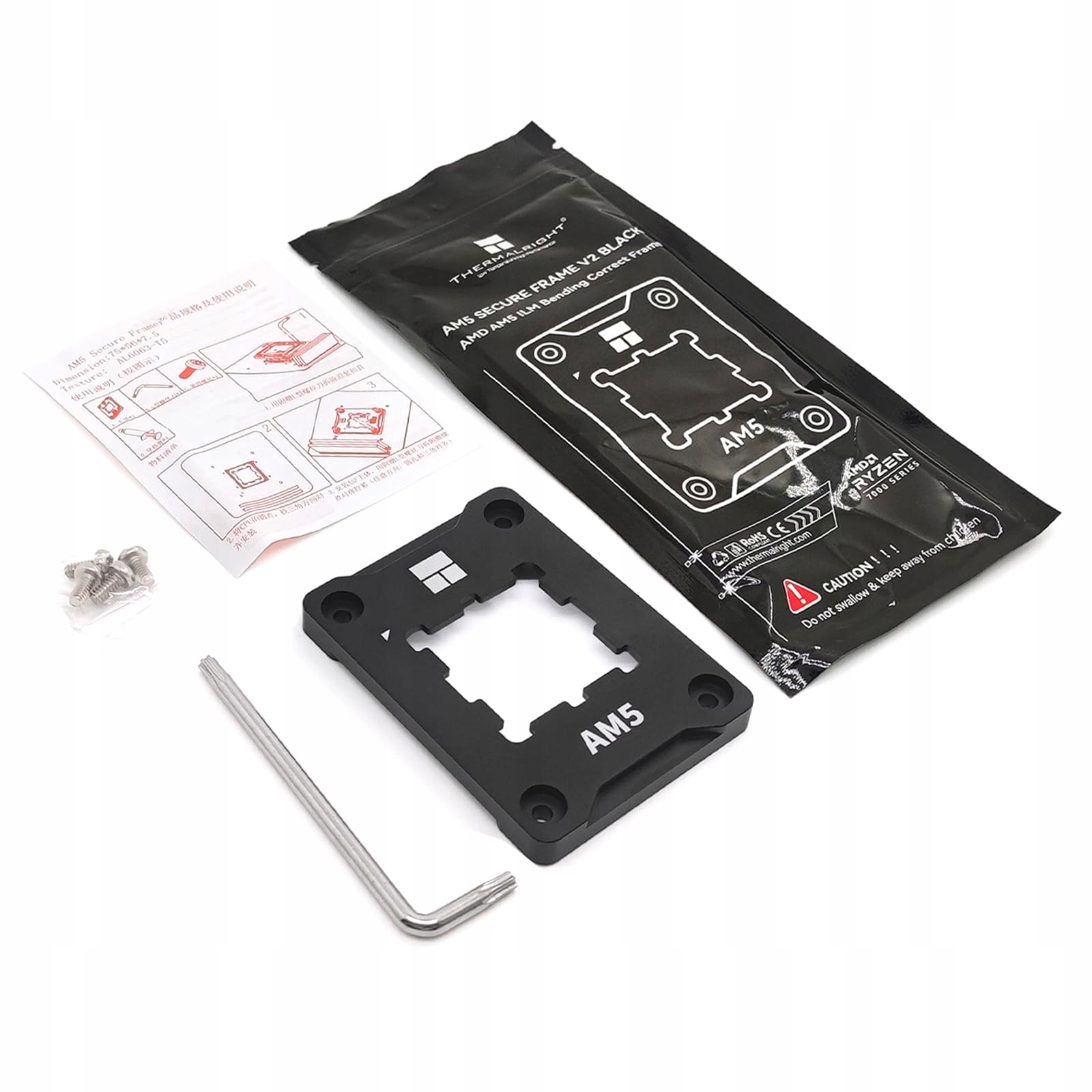 Chłodzenie procesora ramka, bracket Thermalright AM5 SECURE FRAME V2 ...