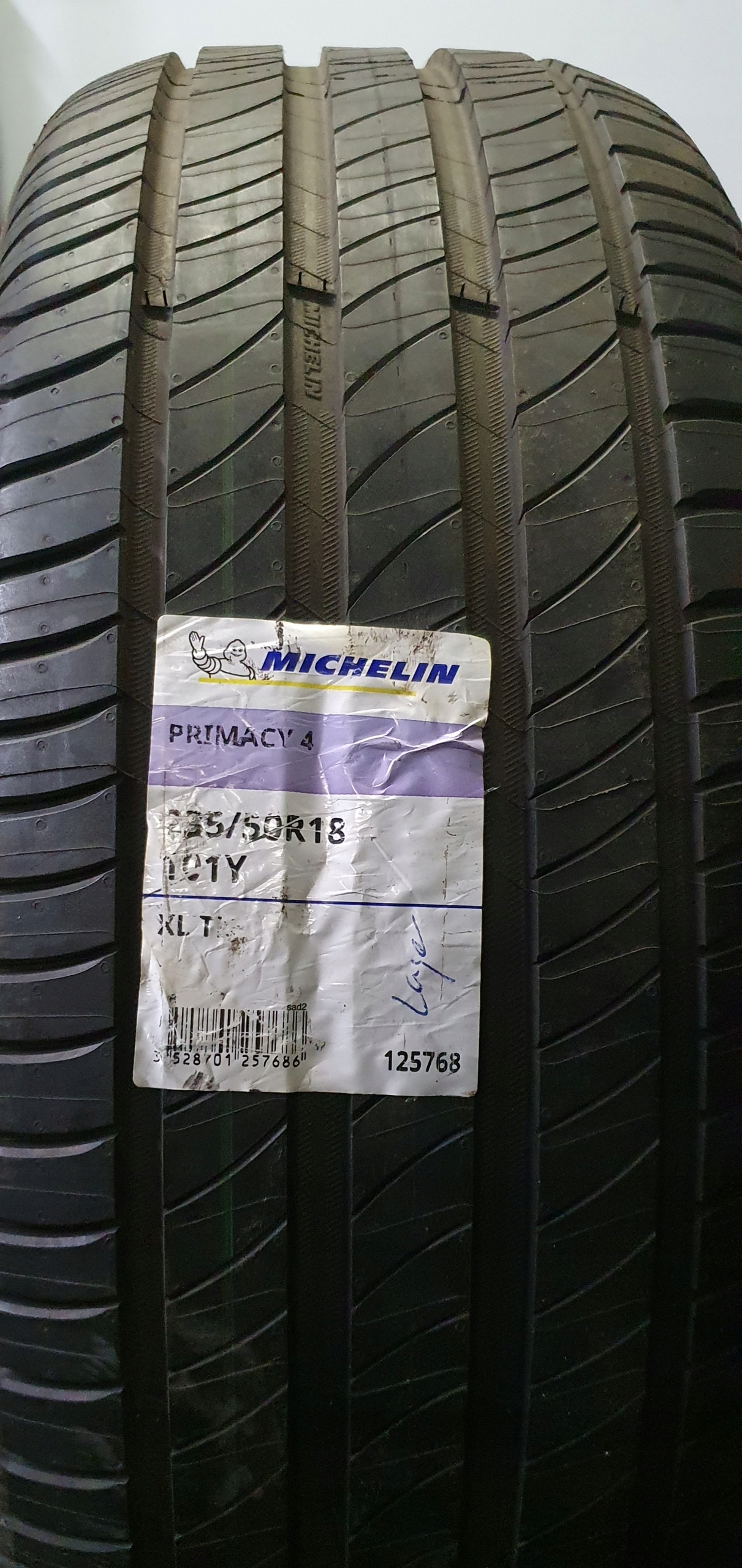 OPONA MICHELIN PRIMACY 4 235/50R18 101Y 235/50/18 JAK NOWA NOWY 3528701257686 za 549.00PLN z ...