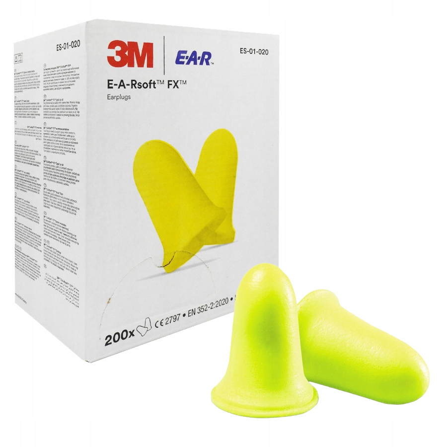 Zatyczki Stopery do Uszu 3M EAR SOFT FX 200 Par - 5907593712035 - 12520954885 - Allegro