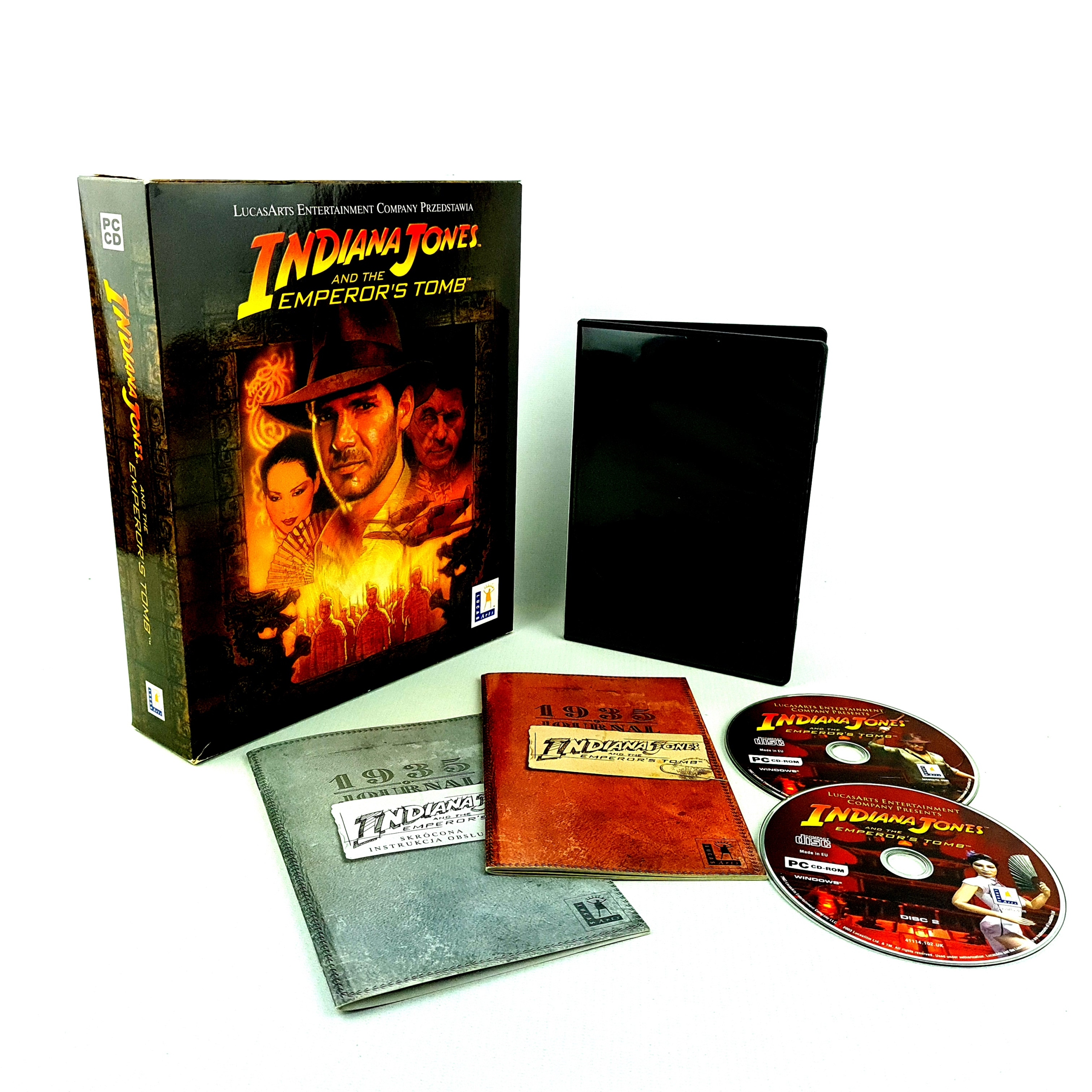 INDIANA JONES AND THE EMPERORS TOMB PC BIG BOX POLSKIE WYDANIE LEM PL - Stan: używany 4000 zł ...