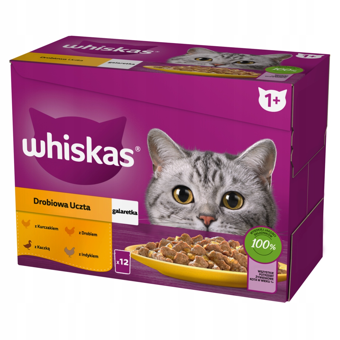 WHISKAS saszetki karma dla kota z drobiem 12x85 g 13494722167 - Allegro.pl WHISKAS saszetki karma dla kota z drobiem 12x85 g 13494722167 - Allegro.pl