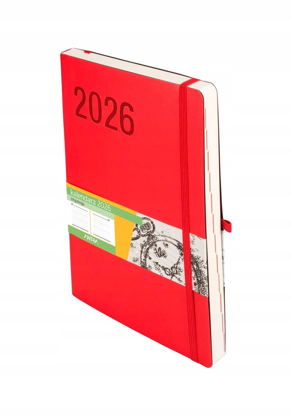 KALENDÁŘ 2026 B5 IMPRESE ČERVENÝ DNS za 365.00CZK - Allegro