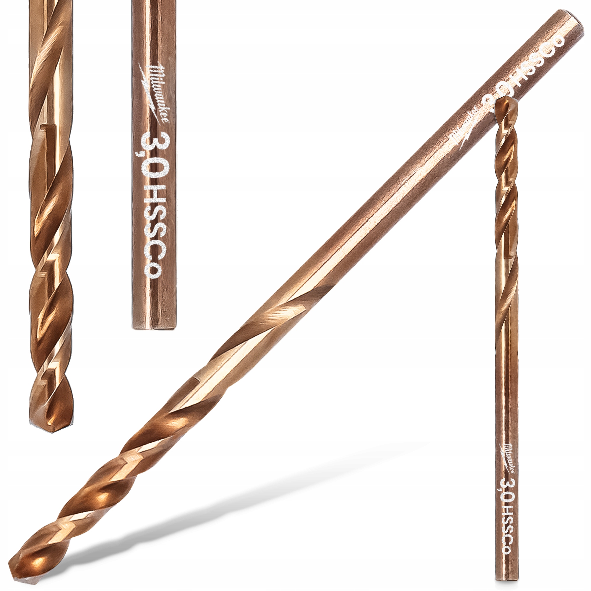 3 mm-es fémfúró MILWAUKEE Kobalt HSS-G rozsdamentes acélhoz, ÖNTVÉNYHEZ ...