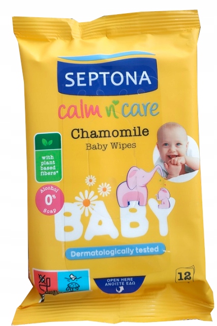 SEPTONA BABY chusteczki nawilżane z rumiankiem x12 12379062801 - Allegro.pl SEPTONA BABY chusteczki nawilżane z rumiankiem x12 12379062801 - Allegro.pl
