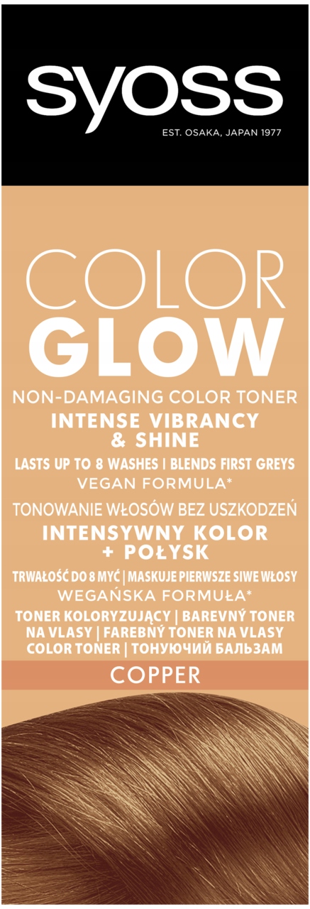 SYOSS COLOR GLOW TONER KOLORYZUJĄCY DO WŁOSÓW MIEDŹ 100 ML ...