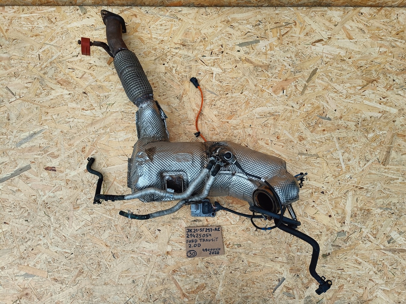 FORD TRANSIT CUSTOM TURNEO 2.0 130KM LIFT 2021r KOMPLETNY KATALIZATOR ...