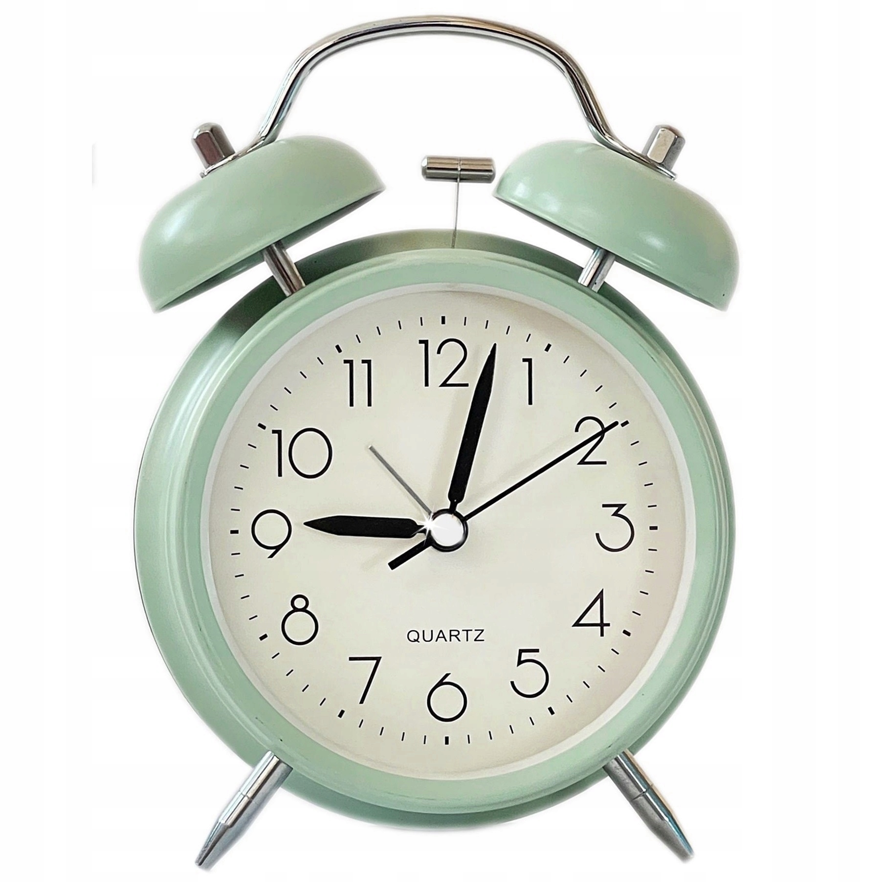 DUŻY BUDZIK TRADYCYJNY GŁOŚNY ZEGAREK PISTACJOWY (STYLE08060079/23) • Cena, Opinie • Zegary ...