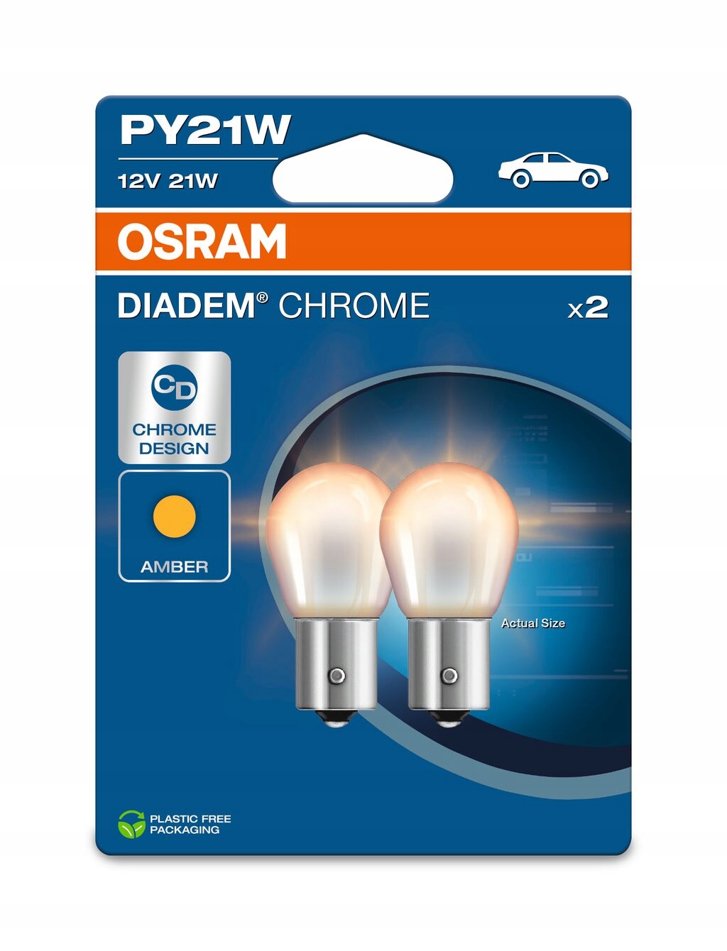 OSRAM Żarówki do kierunkowskazów PY21W 12V BAU15s Diadem Chrome NEXT Gen 7507DC-2BL za 41,99 zł ...