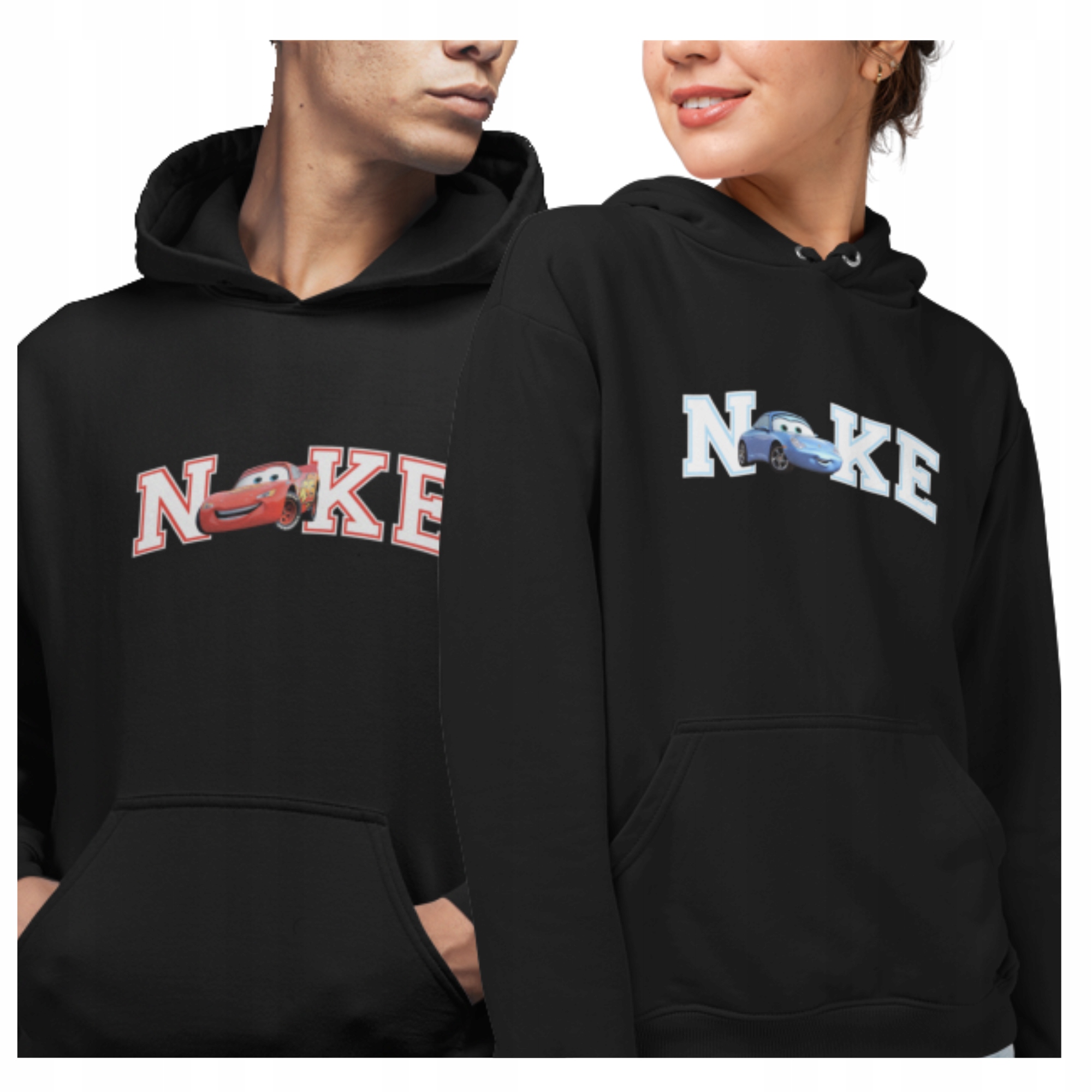 Bluzy dla Par McQueen i Sally Auta Zestaw Hoodie L • Cena, Opinie ...
